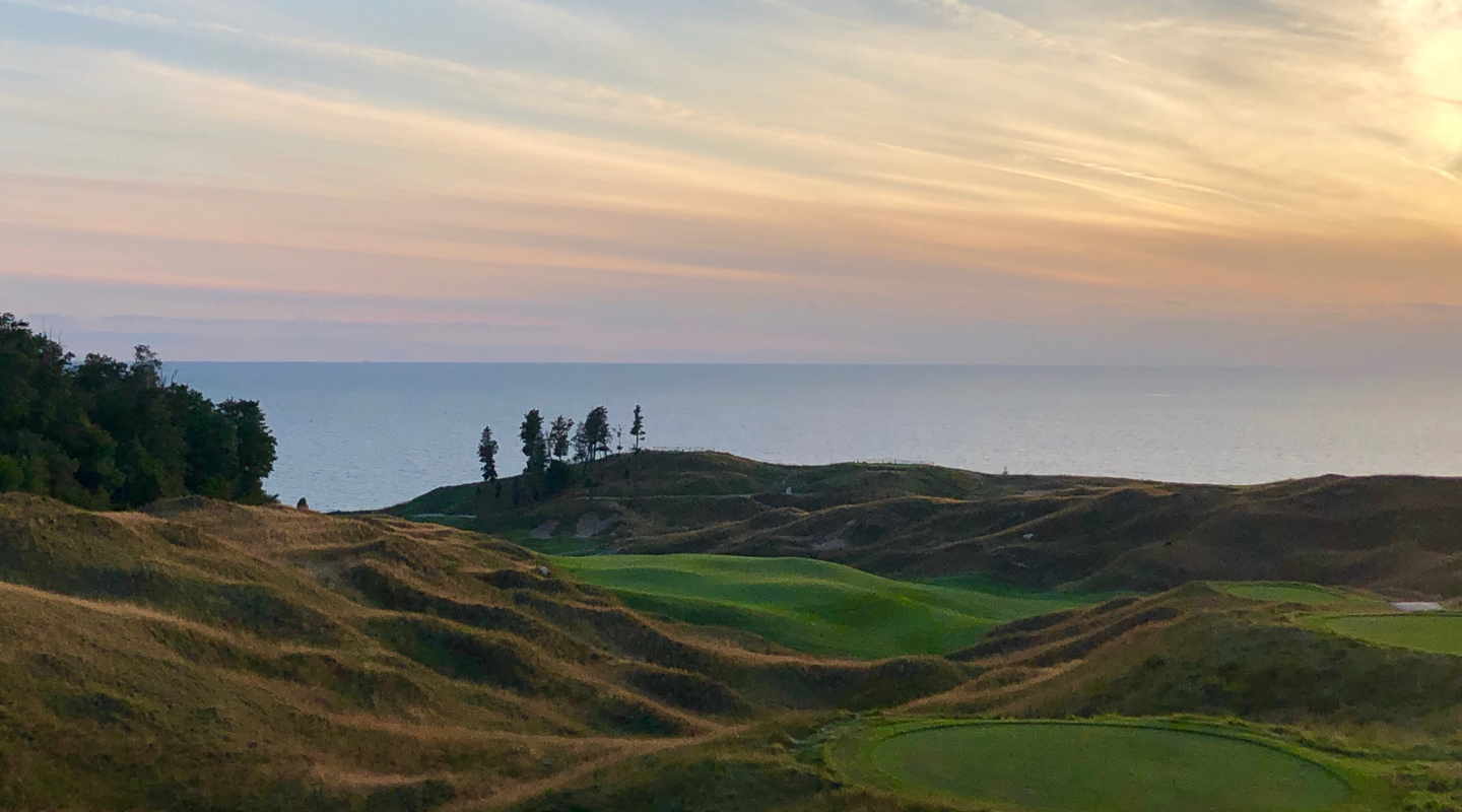 SUNSET SPECTACULAR AT ARCADIA BLUFFS – GEEKED ON GOLF